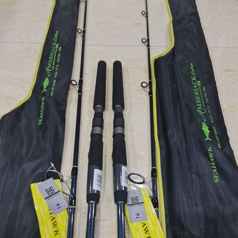 2021 New Seahawk Amberjack Extra jigging rod(sesuai bottom) | Shopee ...