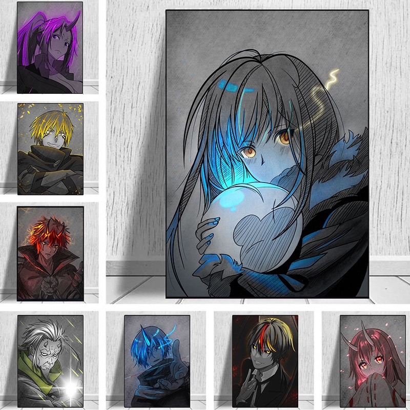 That Time I Got Reincarnated As A Slime Anime Poster Rimuru Tempest ...