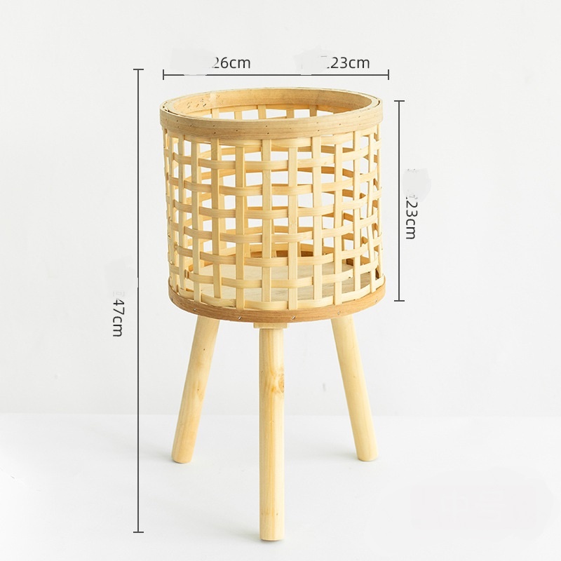 Pasu Rattan Berkaki Basket Rattan Berkaki Pasu Rotan Bakul Rotan Bamboo ...