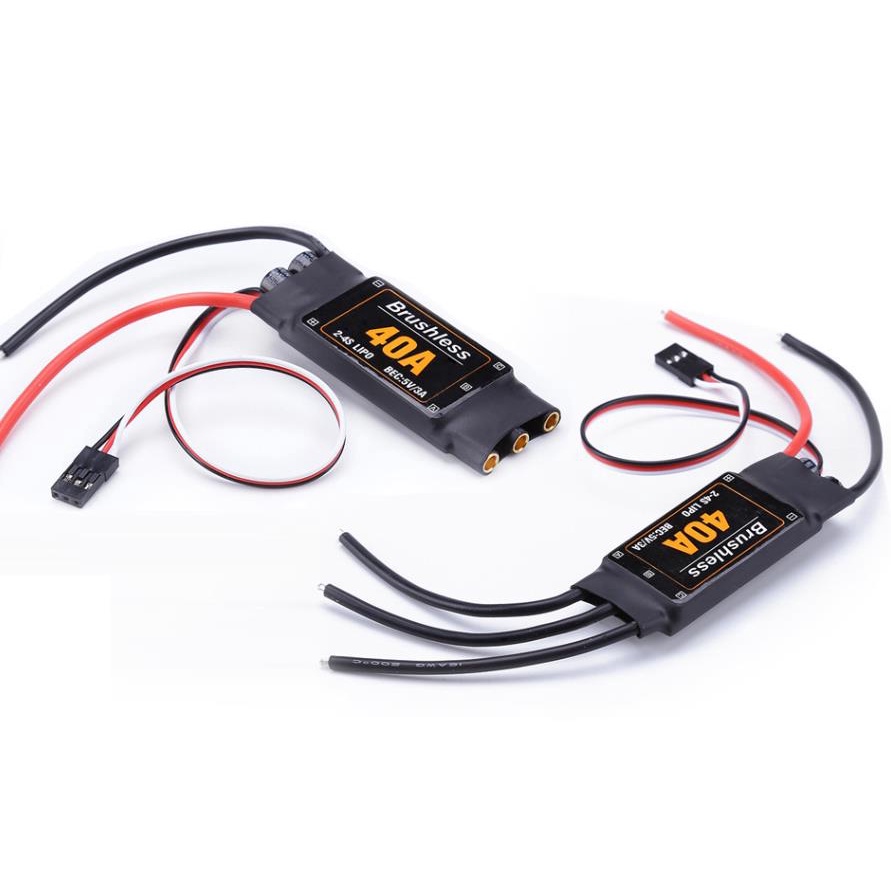 40A ESC Speed Controler Mitoot Brushless 2-4S With 5V 3A UBEC For RC FPV Quadcopter RC Airplanes ...