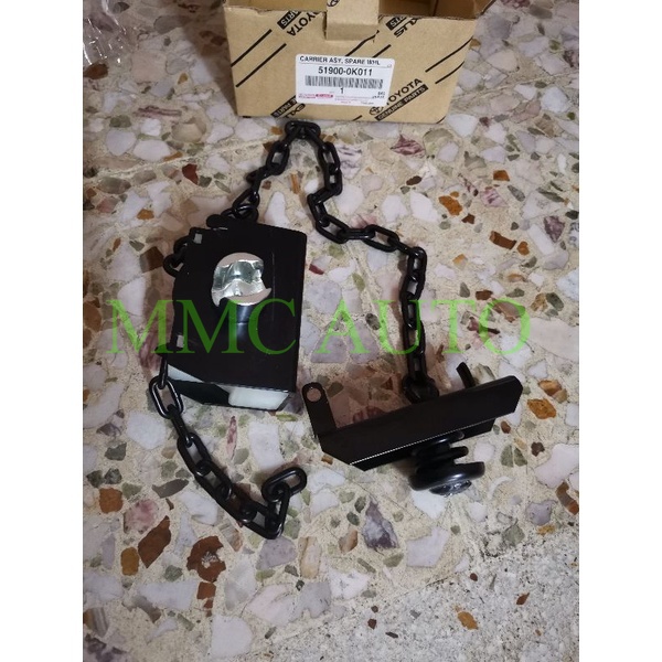 TOYOTA TGN40 INNOVA 2006-2011 SPARE WHEEL CARRIER ASSY/ SPARE TYRE ...