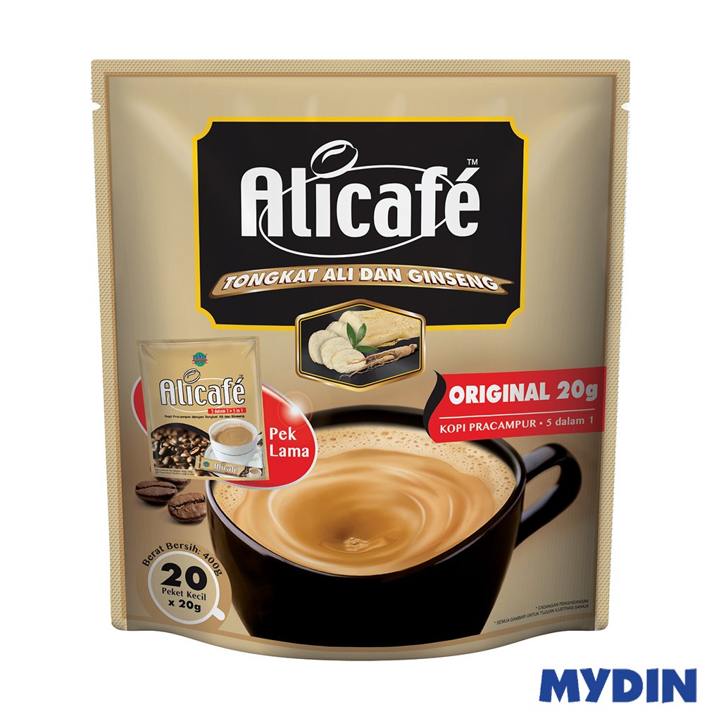 Power Root Alicafe Tongkat Ali dan Ginseng 5 in 1 Premix Coffee ...
