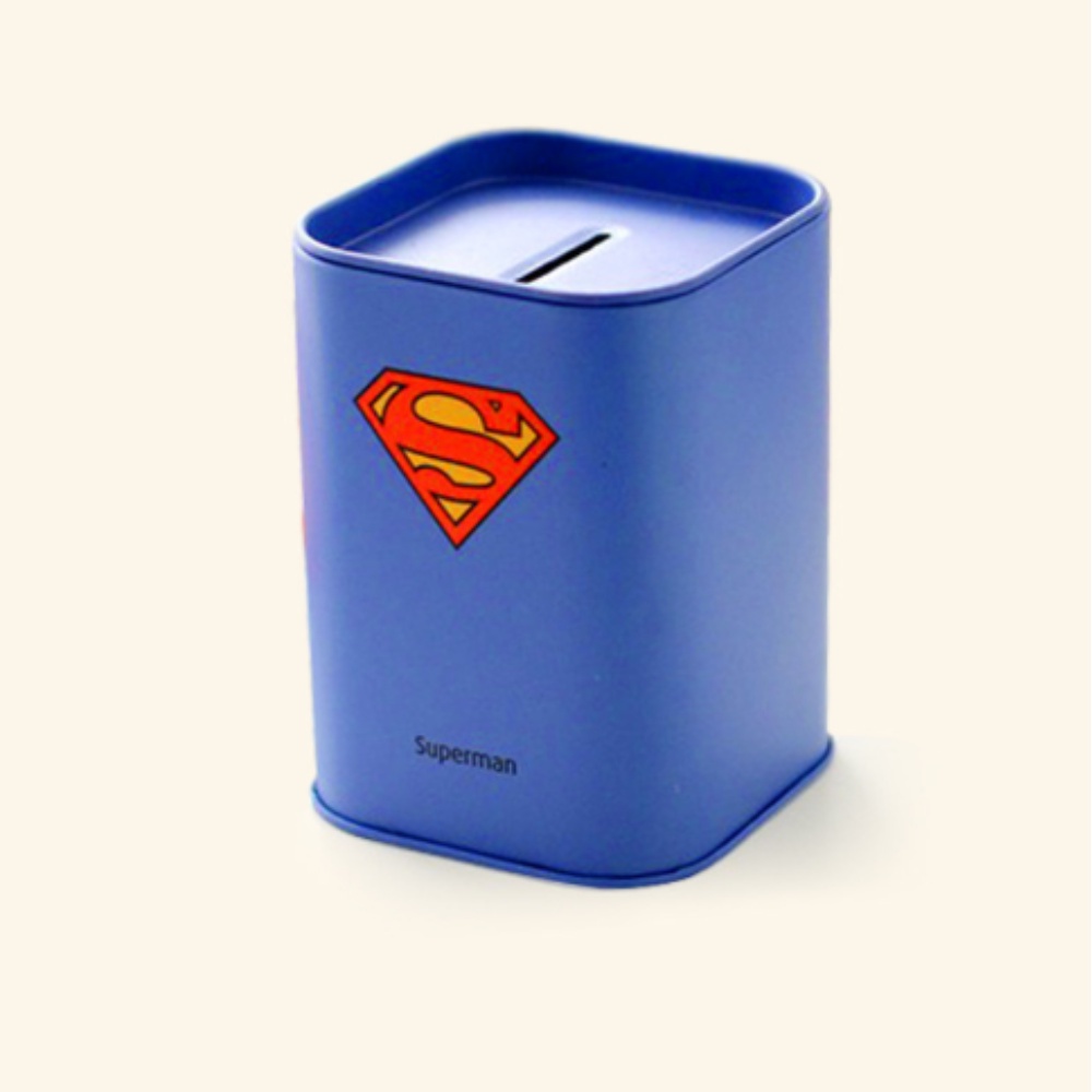 [BSU] Savings Box For Kids Cartoon Design 75g Metal Pen Holder Gift Jar ...