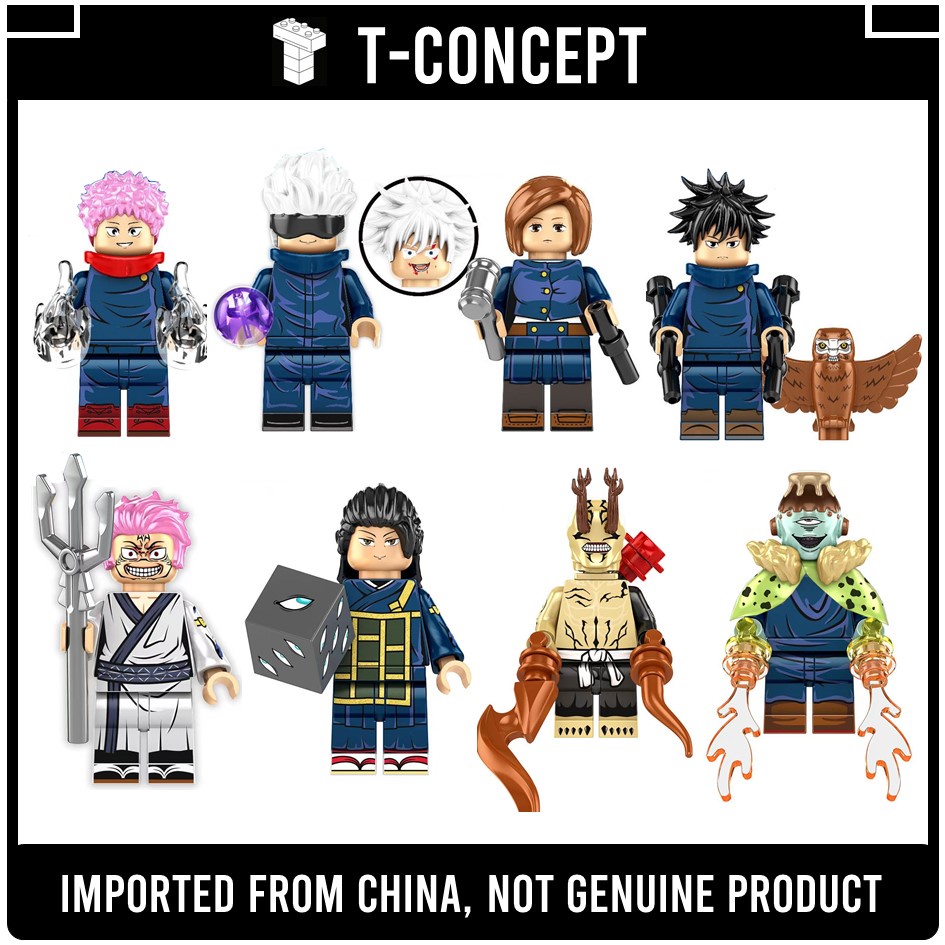 Jujutsu Kaisen Series Lego Mini Figure Building Block Collection KF6179 ...