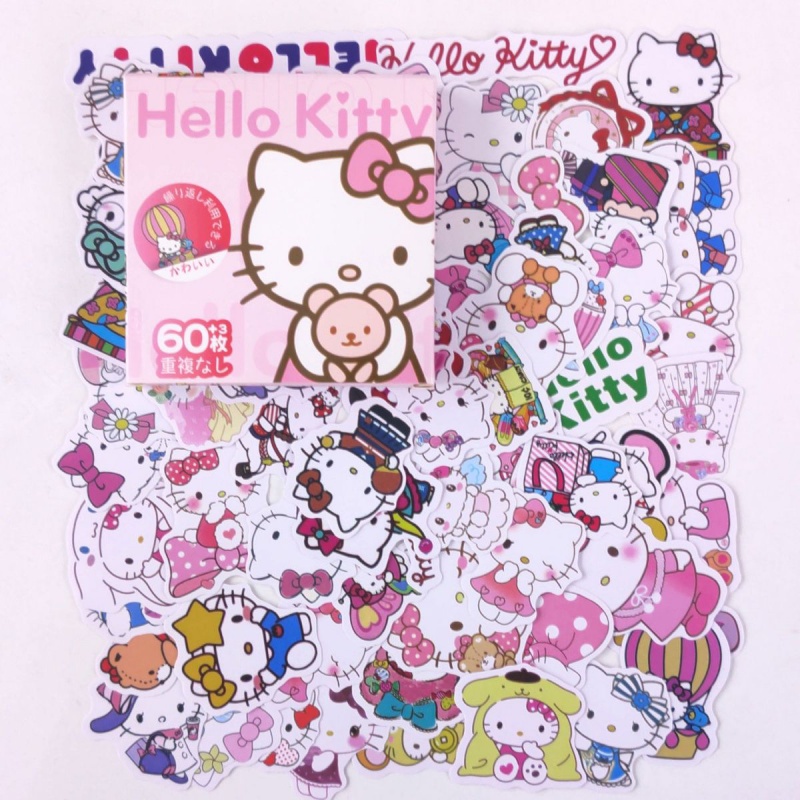 Japan Damaru Department Store Sanrio Handbook Sticker Cute Hello Kitty ...
