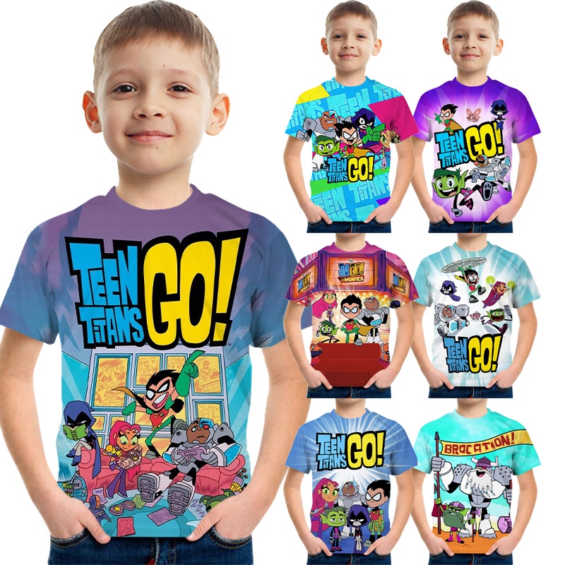 Teen Titans Go 3D Print Spring Summer Preppy Men/Women Street Clothes ...