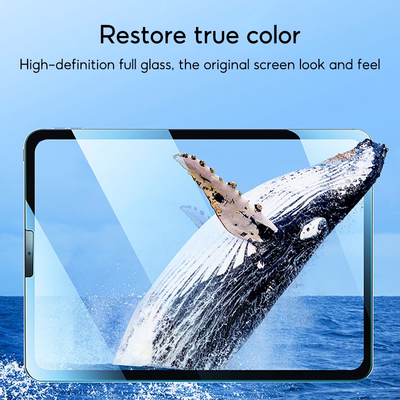 TBTIC Easy Installation Tempered Glass For iPad Air 10.9 5th 4th Pro 11 ...