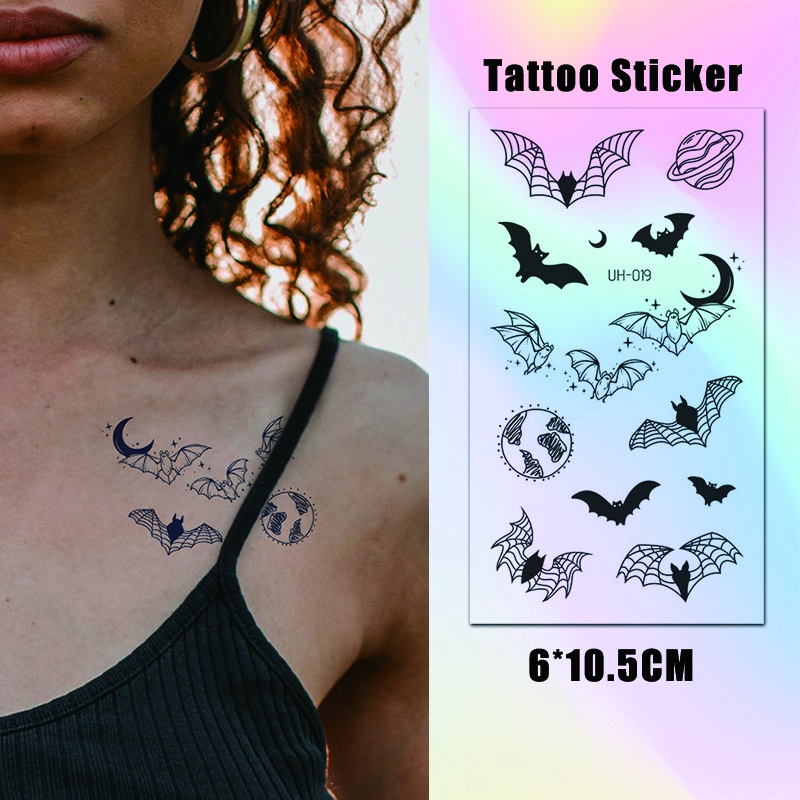 【SUN】Tattoo Sticker Waterproof Long Lasting Minimalist Tattoo Magic ...