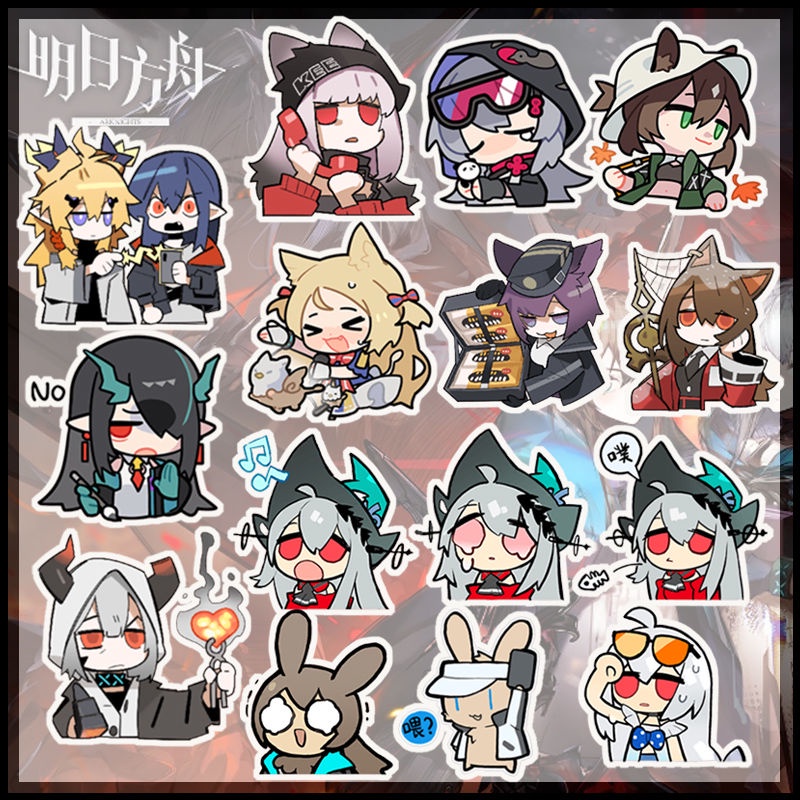 Arknights Anime Sticker Cartoon Amiya Ifrit Corrupting Student ...