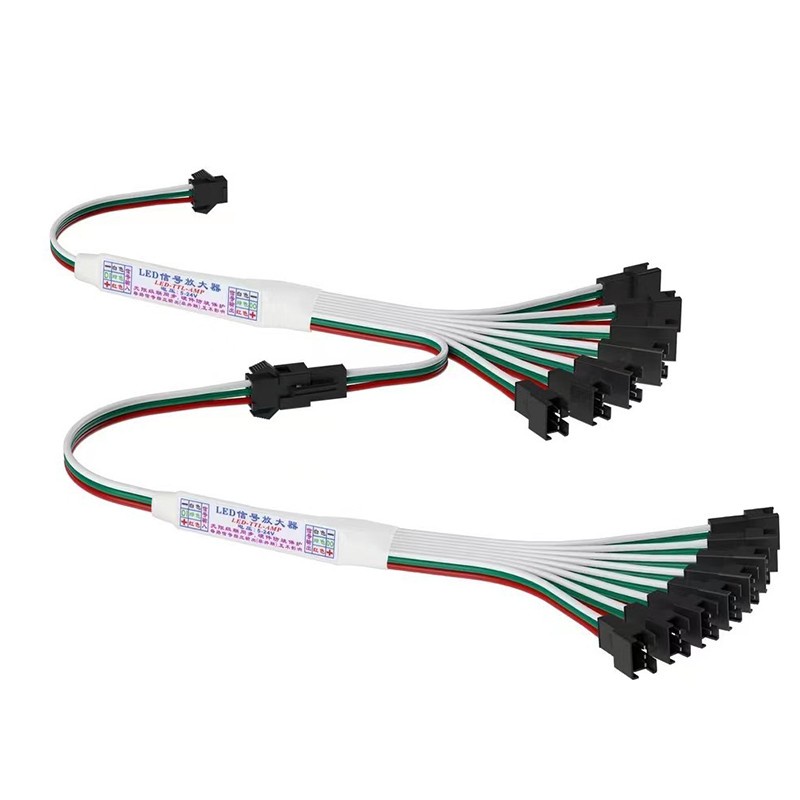 DC5-24V Mini SPI Signal Repeater Amplifier for WS2812B WS2811 1903 ...