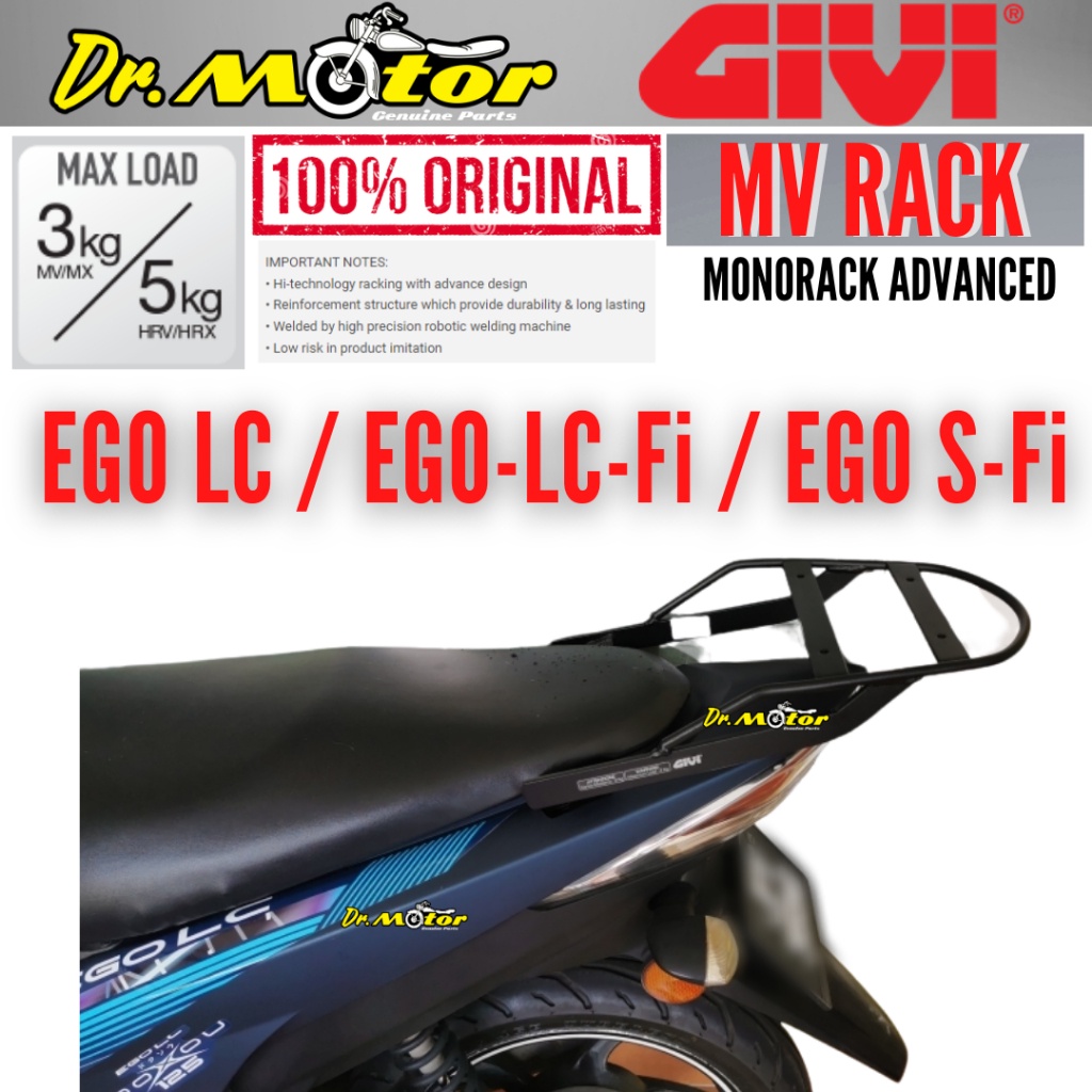 YAMAHA EGOLC EGOLCFi EGOSFi EGO LC Fi EGOS EGO S GIVI MV MONORACK ...