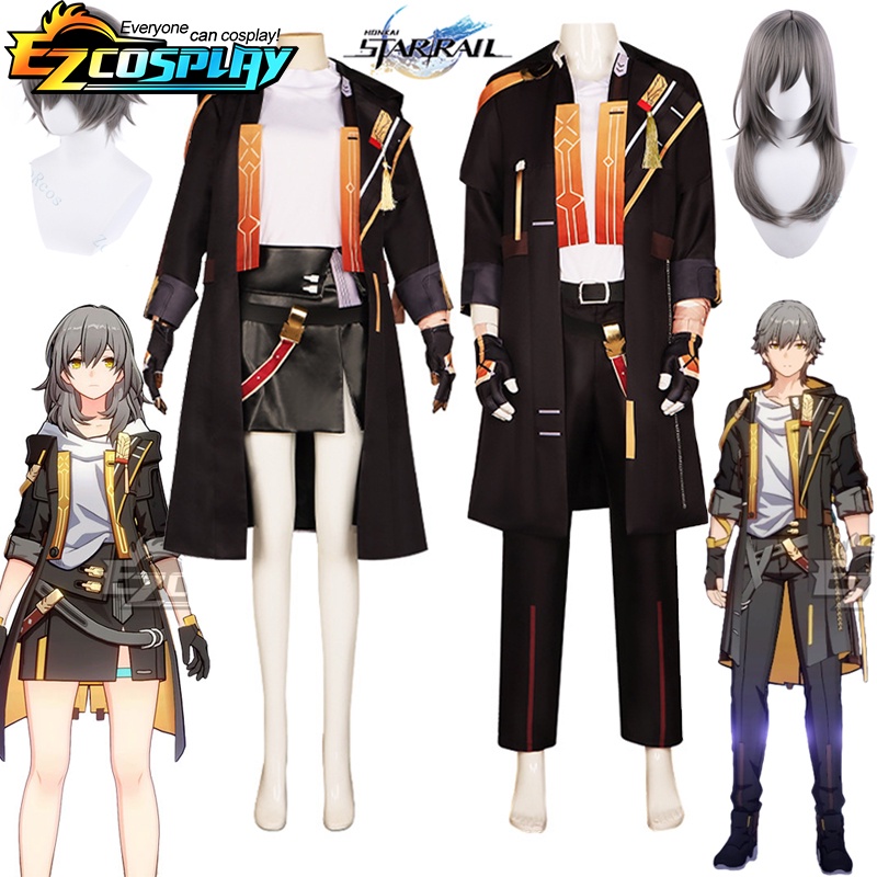 Trailblazer Cosplay Game Honkai Star Rail Costume Wig Anime Men Uniform ...