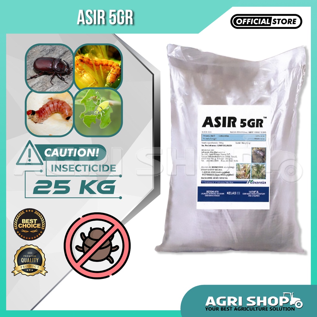 Agrishop ADVANSIA ASIR 5GR 25kg Insecticide 5% Serangga (Furadan ...