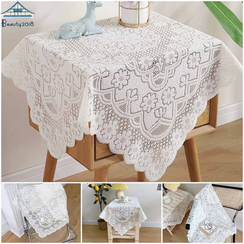 Kain Meja Ins Lace Table Tablecloth 桌布 Dustproof Table Cover ...