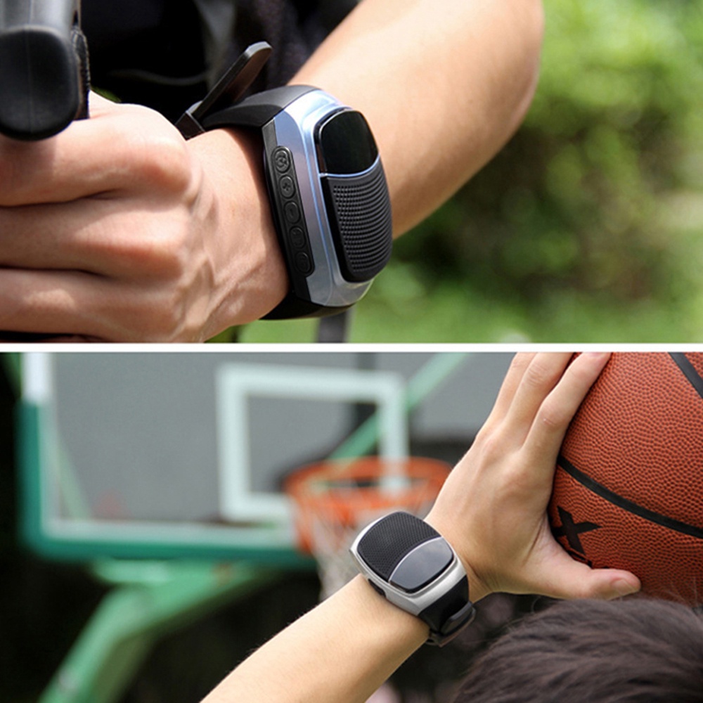 Wearable Wireless Wrist Bluetooth Speaker Portable Sports Watch ...