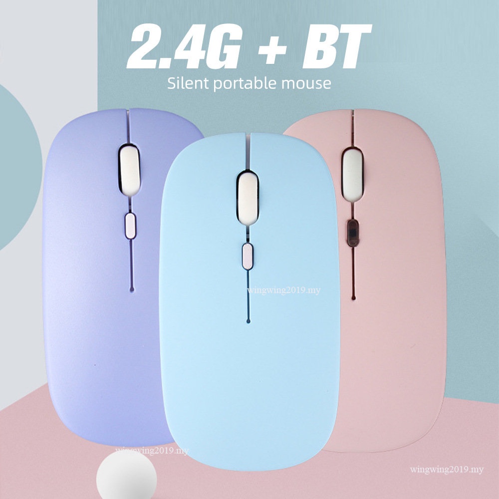 2.4G Wireless Bluetooth Mouse Mice For MacBook Air Pro Pad iMac PC ...