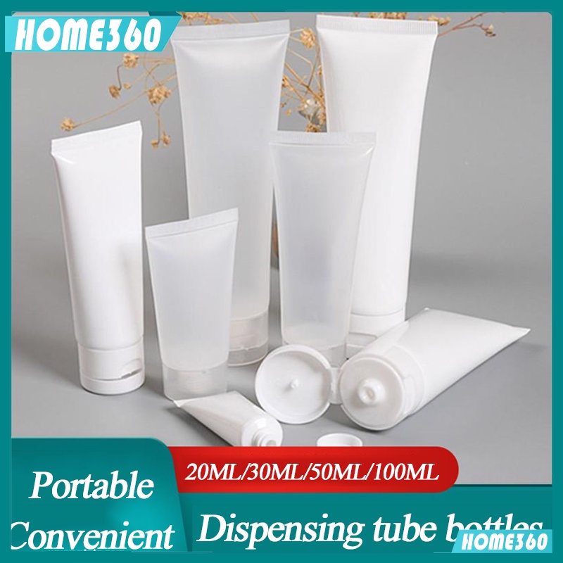 20/30/50/100ml Travel Set Plastic TUBE Bottle,Frosted Soft Tubes Empty ...