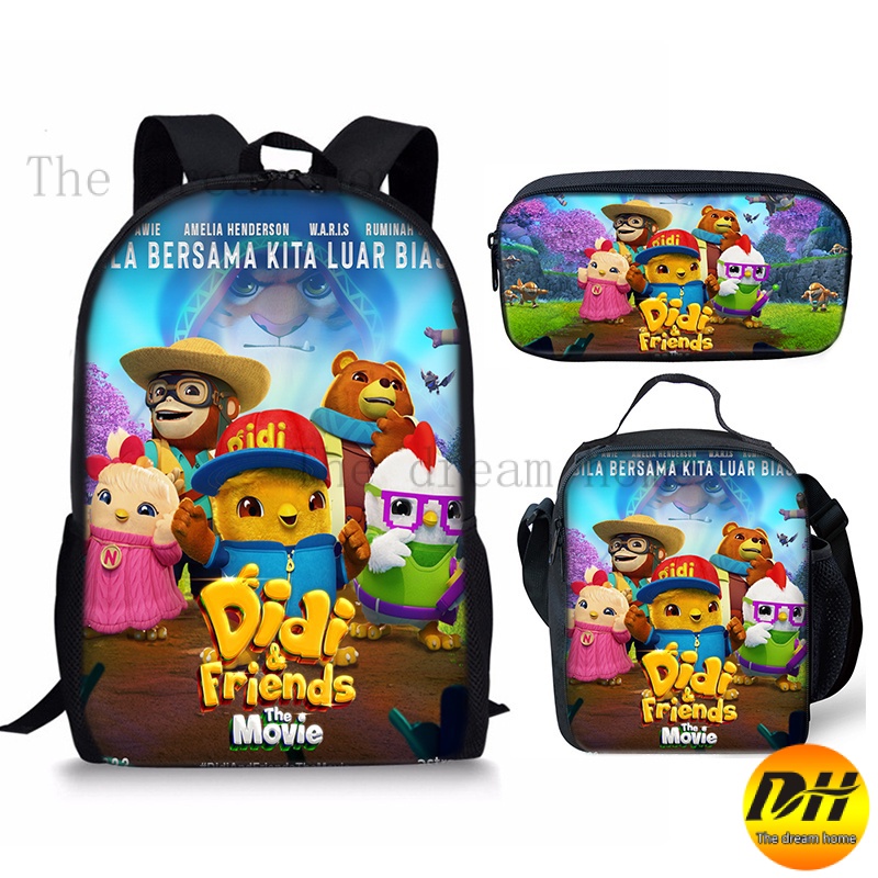 didi and friends beg sekolah kids School bag set backpack for ...