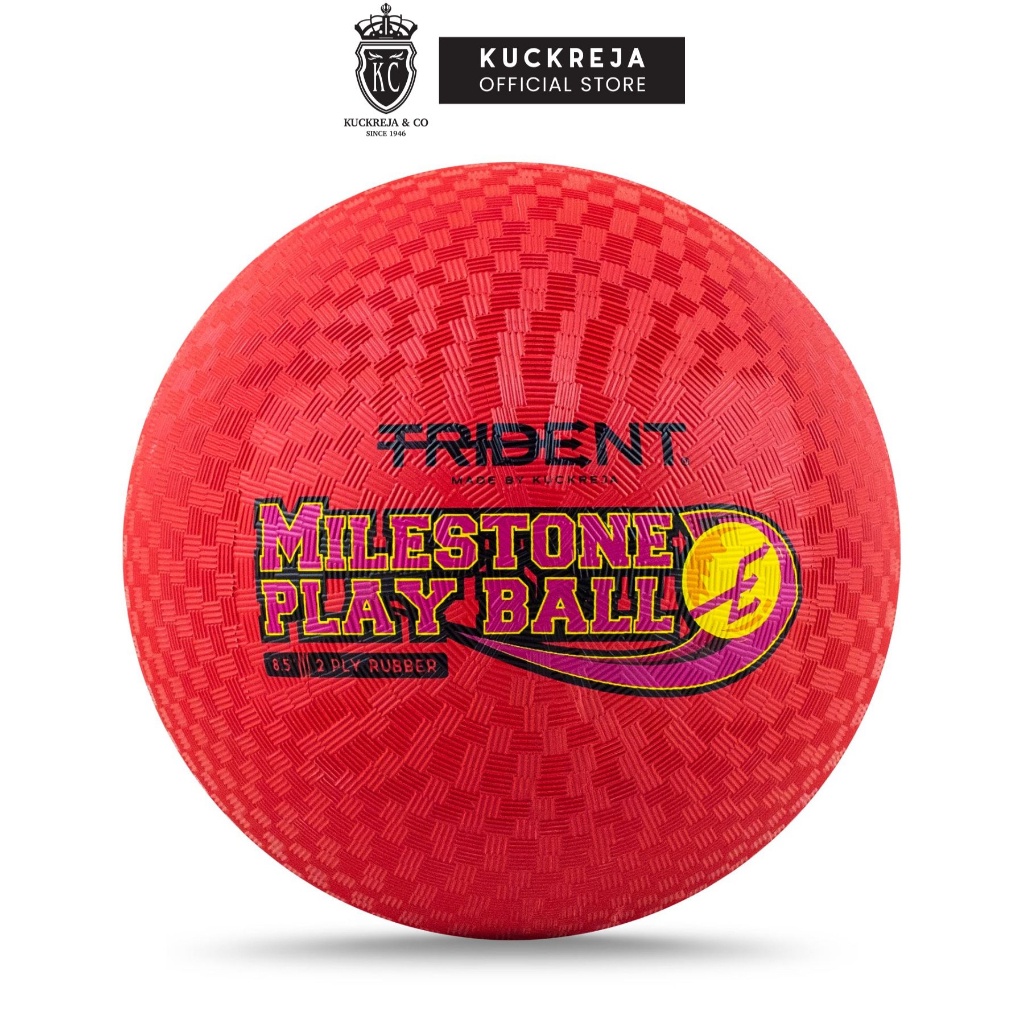 Trident Milestone Playground Ball (Dodgeball) - Red | Shopee Malaysia
