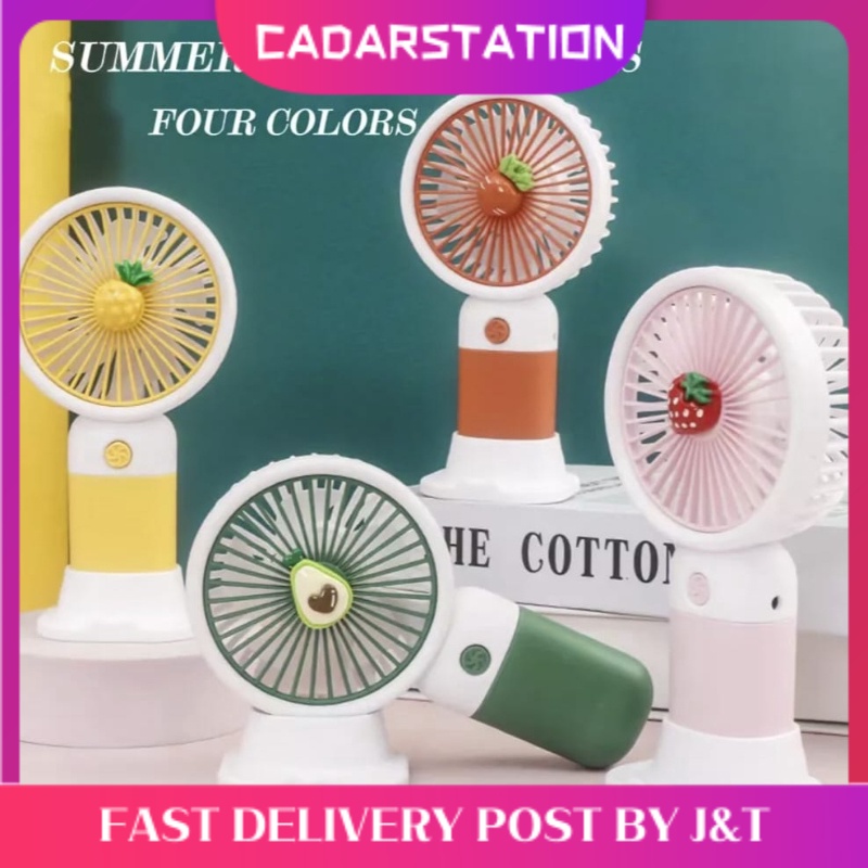 CS_ Candy Color Flower Round Mesh Cover Handheld Mini Fan Portable Soft ...