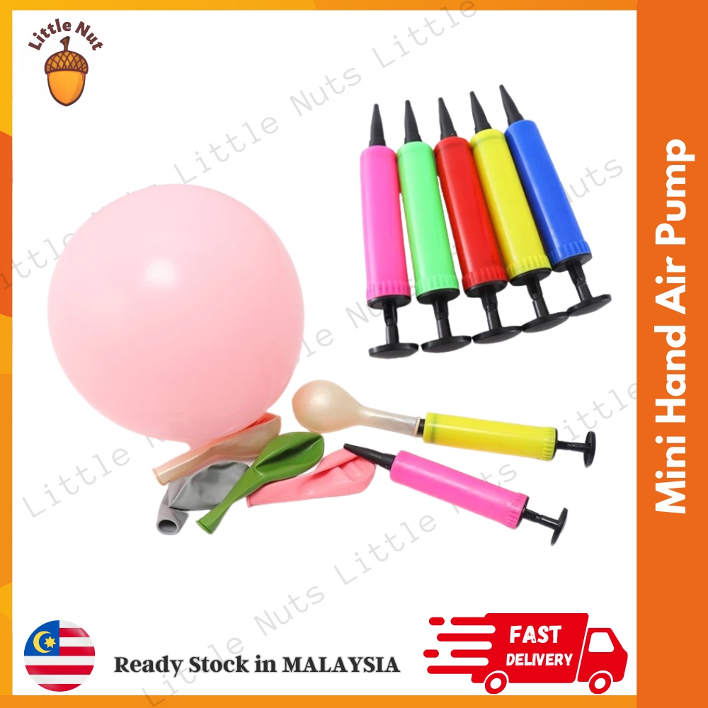 Small Hand Pump Mini Hand Air Pump Balloon Portable Pam Tangan Belon ...
