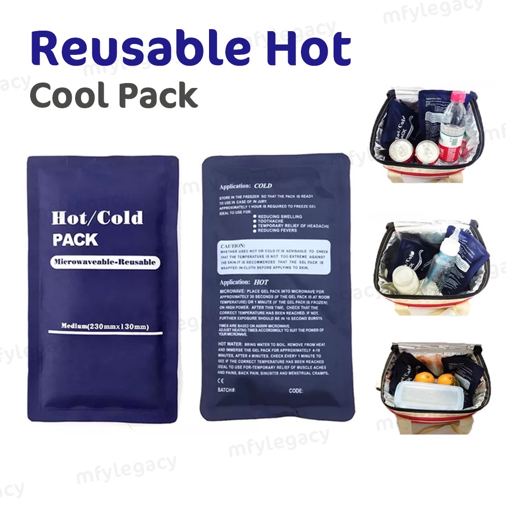 🎀READYSTOCK🎀 Microwave Reusable Hot Cold Pack Ice Warmer Pack // Pain ...