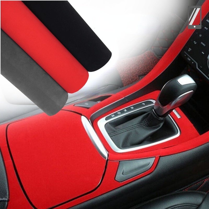 Detachable DIY Self-Adhesive Velvet Car Central Console Sticker/ 3 ...