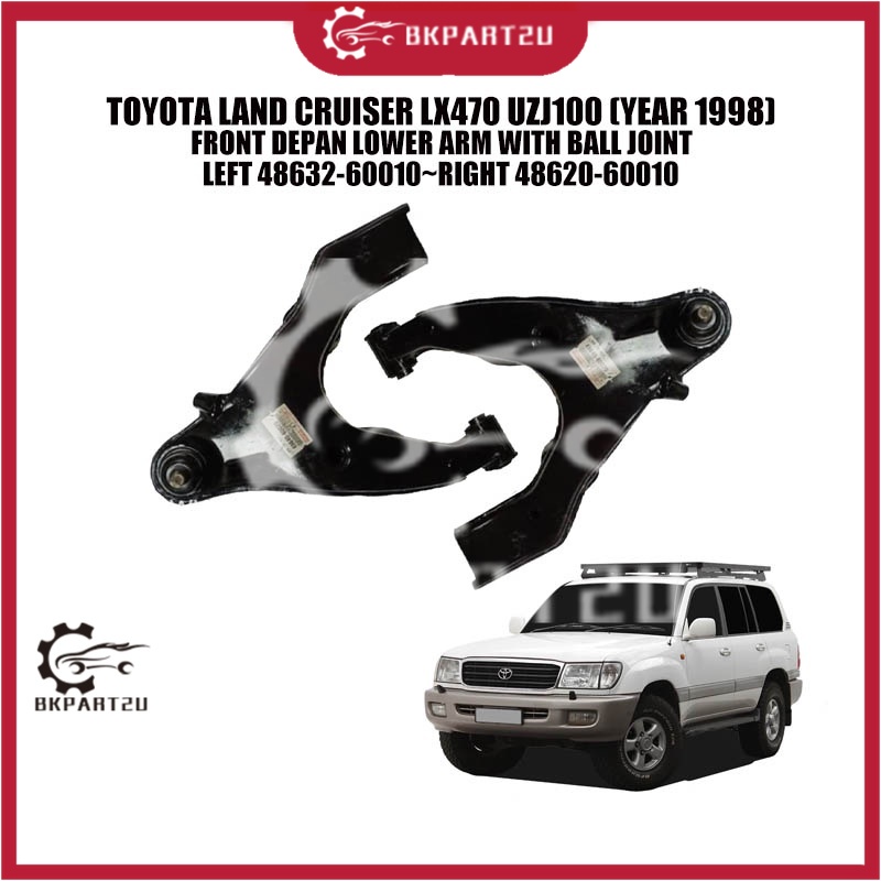 TOYOTA LAND CRUISER LX470 UZJ100 (1998) FRONT LOWER ARM BALL JOINT LH ...