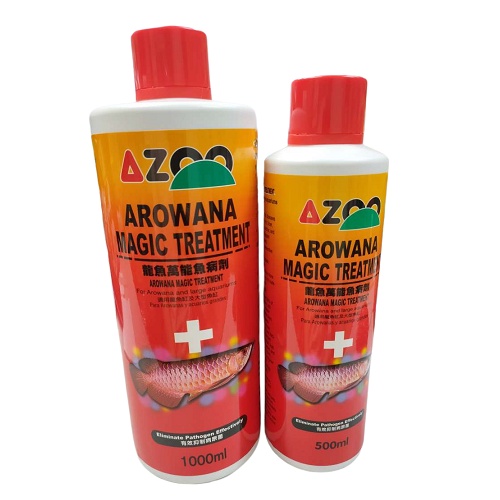 Azoo Arowana Magic Treatment 500ml / 1000ml medicine fin rot, ulcers ...