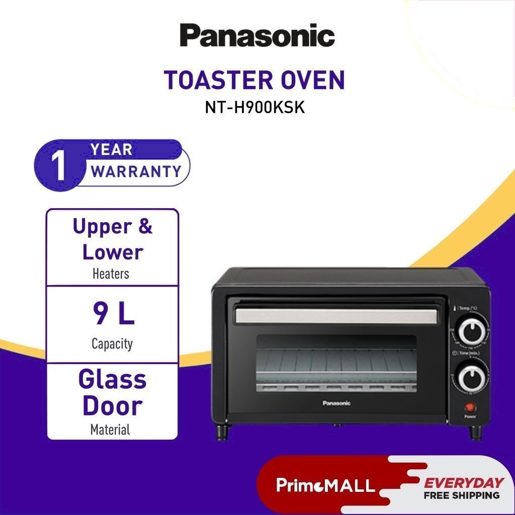 PANASONIC NT-H900 Compact Toaster Oven NT-H900KSK 9L Upper Lower ...
