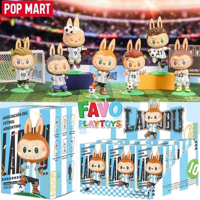 Pop MART x LABUBU The Monsters Argentina Soccer Lionel Messi Series ...