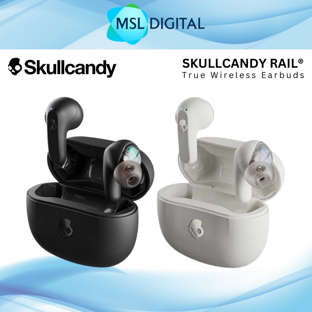 Skullcandy Rail True Wireless Earbuds | Skull-iQ Smart Feature ...