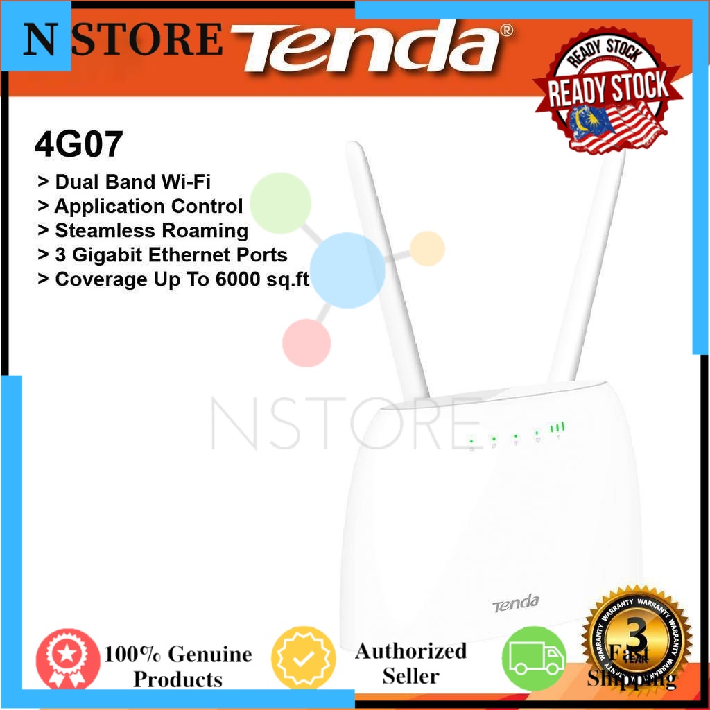 Tenda 4G07 AC1200 Dual-band Wi-Fi 4G LTE Router Mobile Wi-Fi Router ...