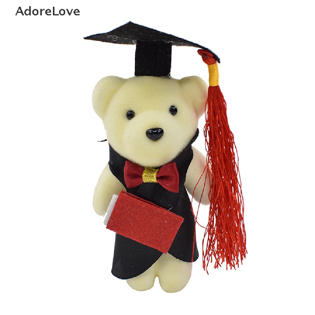 ADL 12cm Standing Graduation Ceremony Bear Doll Flower Bouquet ...