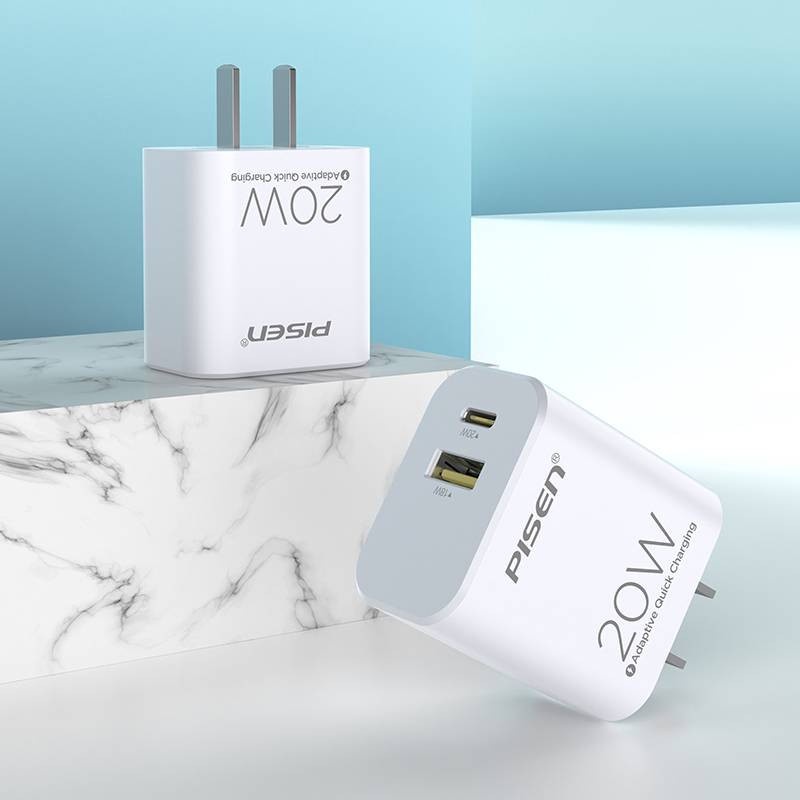 Pisen QUICK Dual Port PD20W CD01-2 (A+C) 20W fast charger, Genuine ...