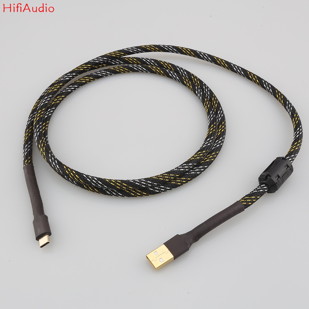 New Hifi USB Cable USB Type C To B Audio Data Cable For USB DAC Mobile ...