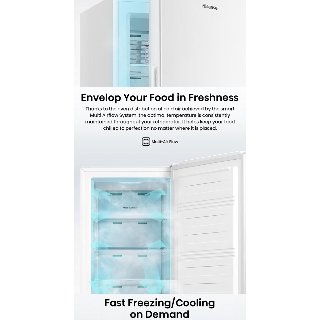 [FREE SHIPPING] Hisense 280L Frost Free Digital Control Upright Freezer ...