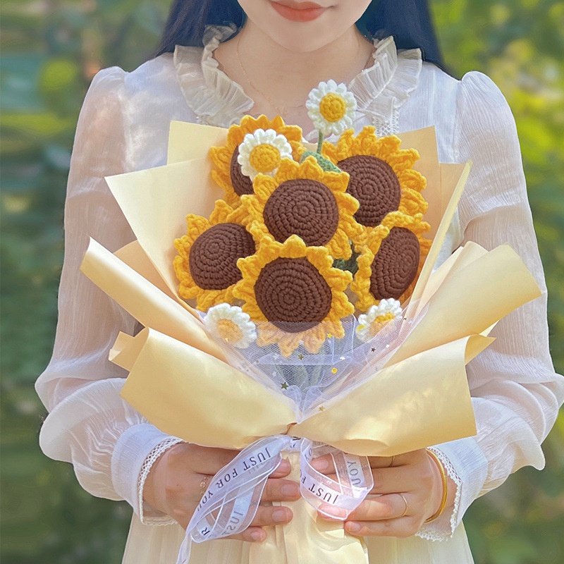 INS Sunflower Artifical Flower Bouquet Best Friend Mother's Day ...