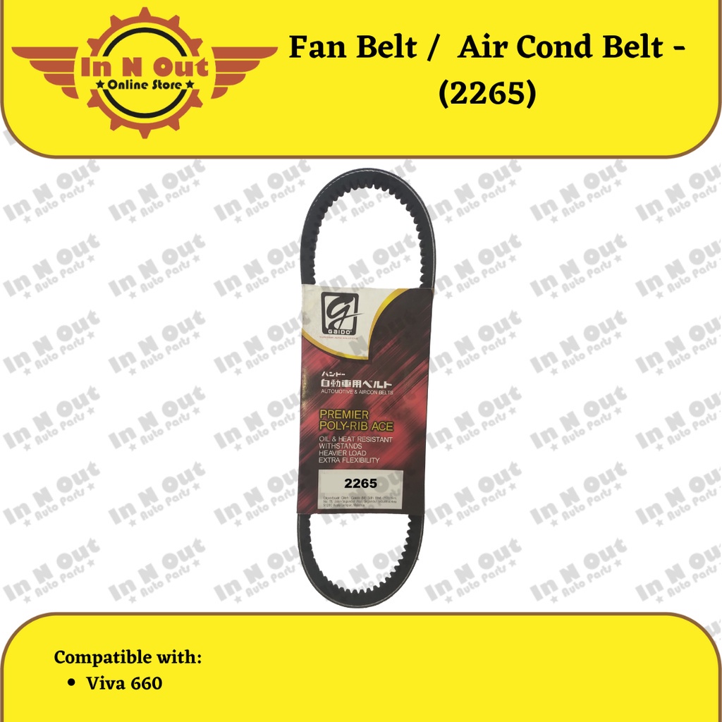 Fan Belt / Air Cond Belt / 2265 - [Perodua Viva 660] | Shopee Malaysia