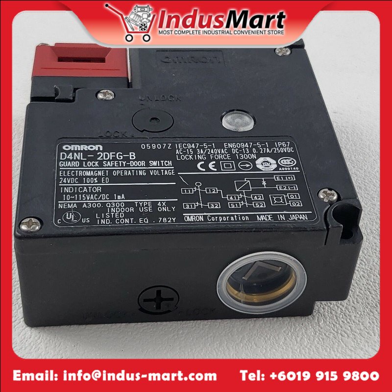 [Refurbish] OMRON D4NL-2DFG-B Safety door-lock switch, mechanical lock ...