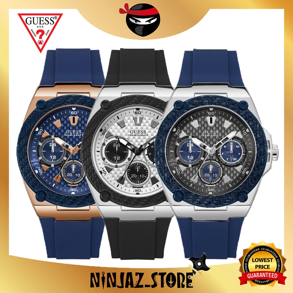 [Original With 2Years Warranty] Guess W1049G1 W1049G2 W1049G3 Quartz ...