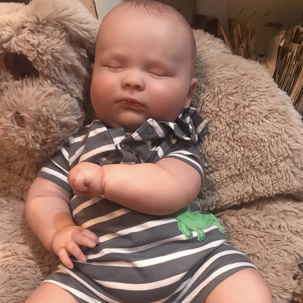 60CM Toddler Reborn Joseph March Age Doll Simulation Baby Handmade 3D ...