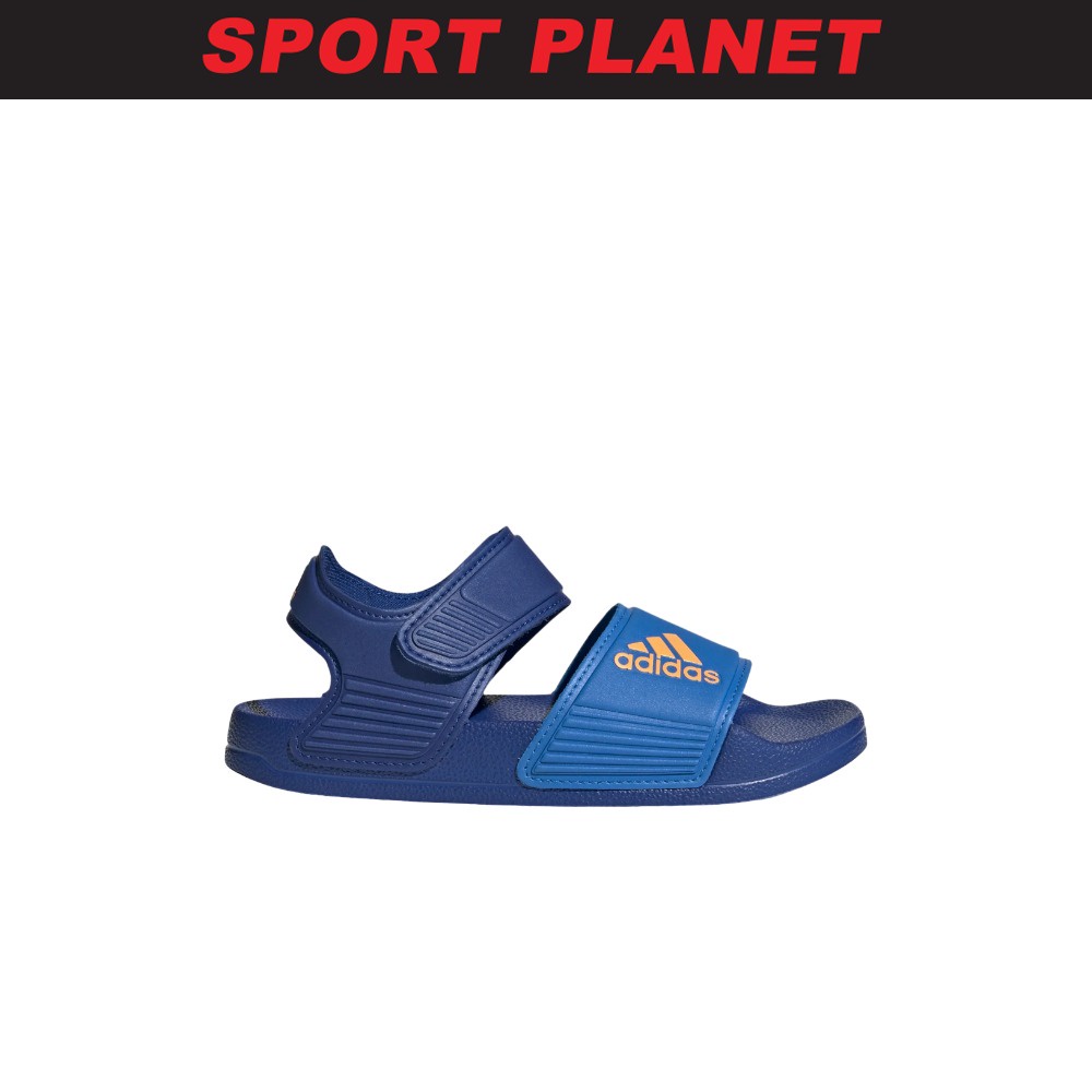 adidas Kid Blue Adilette Slide Sandal Shoe Kasut Budak (GW0343) Sport ...