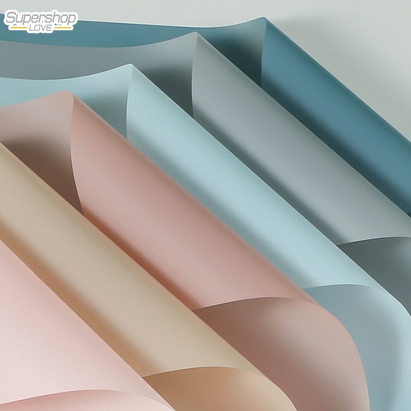 Fog Surface Waterproof Flower Wrapping Paper Bouquet Gift Florist Wrap ...