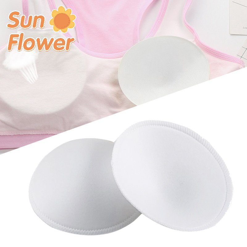 Breathable Girl Chest Pad Round Sponge Breast Bra Pads Sport Bra Vest ...