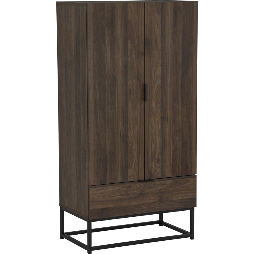 WONDERFUL FURNITURE Capri Multi Function Cabinet Storage Cabinet 2 Door ...