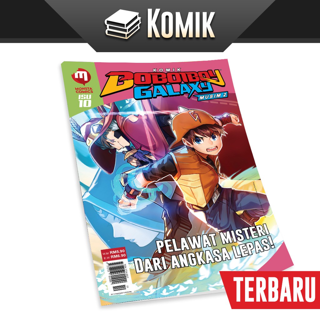 Komik BoBoiBoy Galaxy Musim 2 : Isu 10 "PELAWAT MISTERI DARI ANGKASA LEPAS!" | Shopee Malaysia