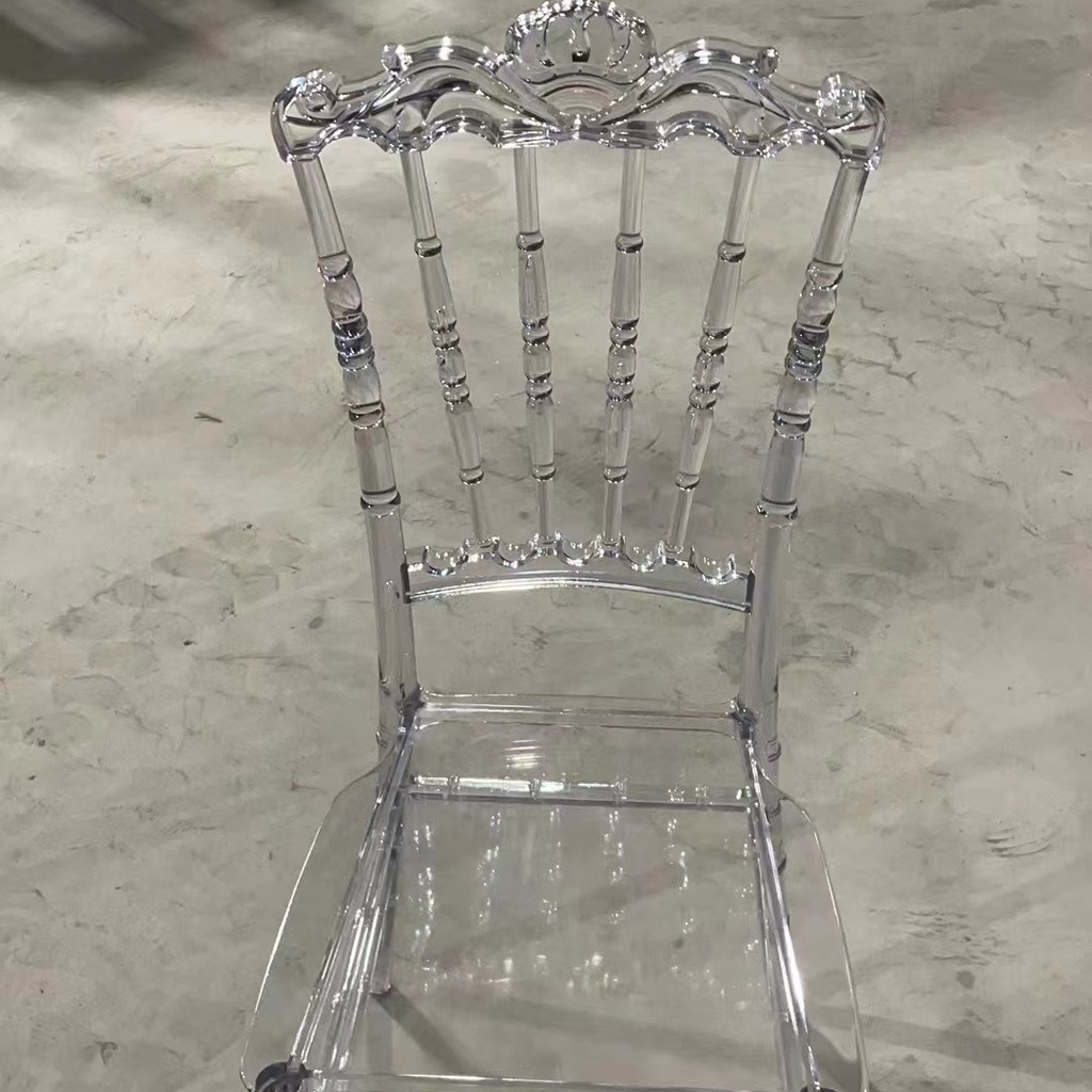Acrylic High-End Crystal Chair Hotel Restaurant Wedding Transparent ...