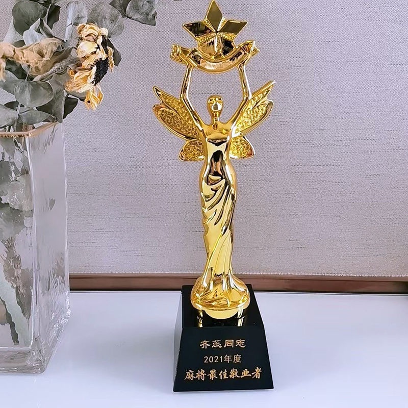Goddess Trophy Crystal Trophy Customized Good-looking Handmade Birthday ...