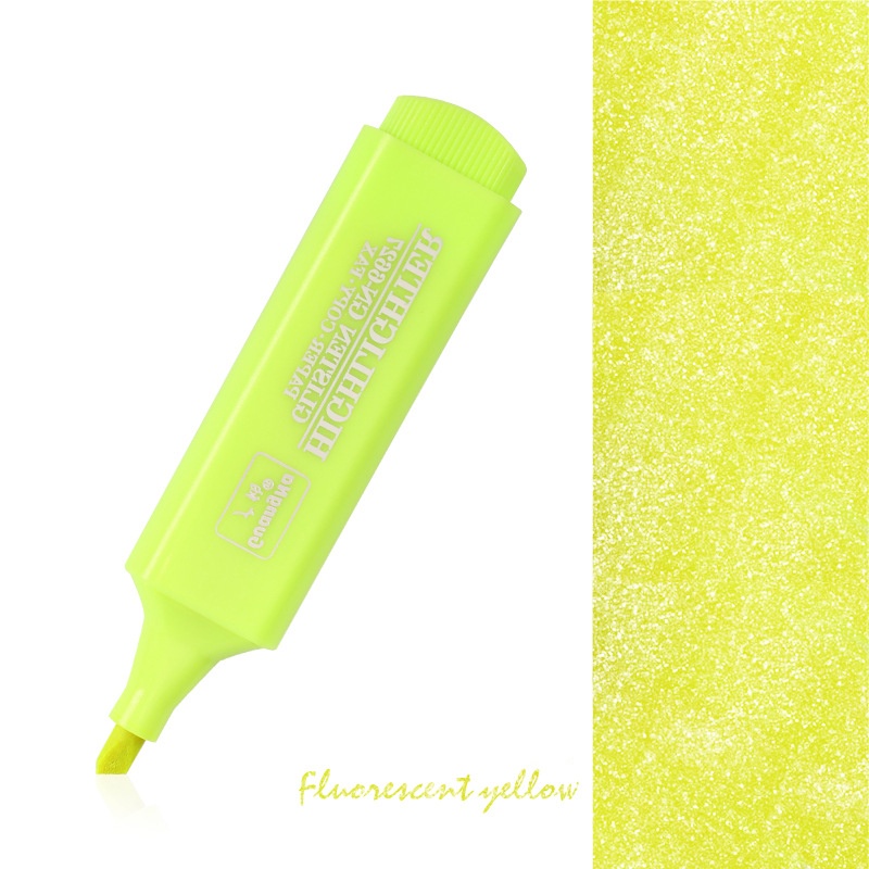 8 Colors Glitter Highlighter Pen Fine Flash Markers Guangna Art ...